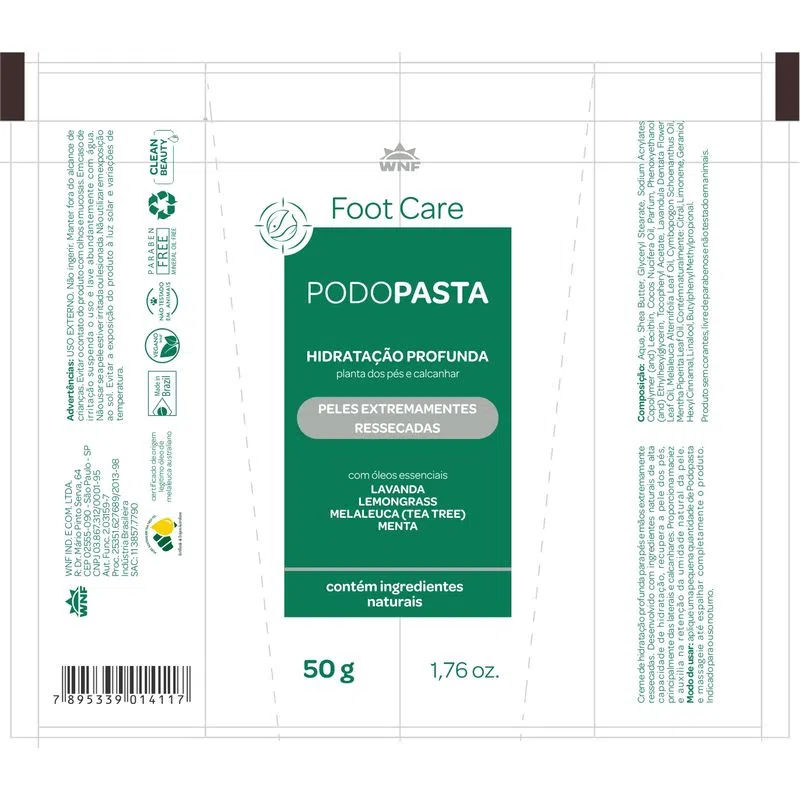 Foot Care Podopasta WNF - 50g - Blend Essencial