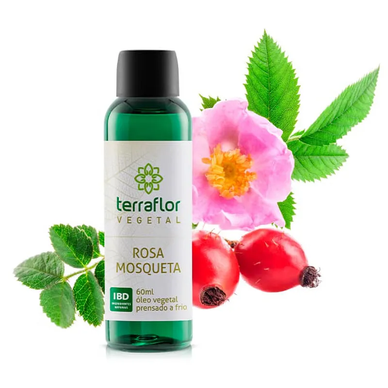 Óleo Vegetal Rosa Mosqueta Orgânico Prensado a Frio Terraflor - 60ml ...
